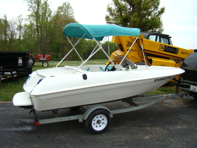 Salvage RV Parts 1995 JET BOAT 120HP 16FT SUGAR SAND MIRAGE FOR SALE ...