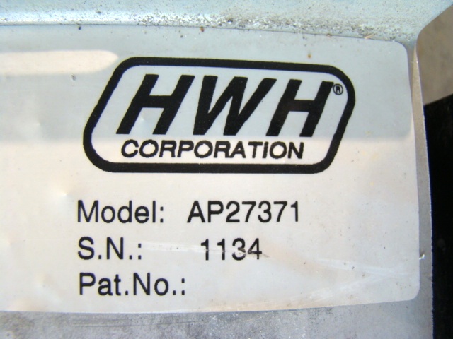 Used RV Parts SLIDE OUT SYSTEM HWH - MOTORHOME RV BUS HYDRAULIC ROOM ...