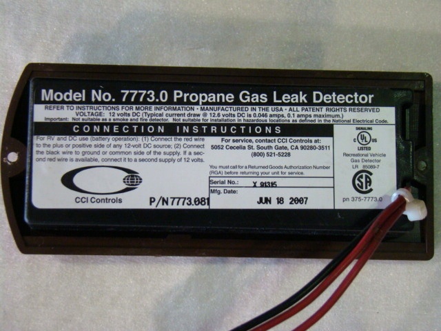 Salvage RV Parts Used LP Gas Detector Model 7773 Used RV Parts Repair and Accessories | cci ...